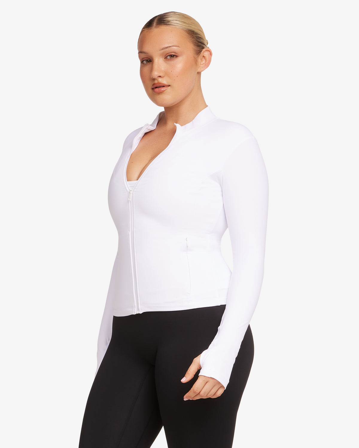 Freedom Pocket Zip Up Jacket | White – CSB