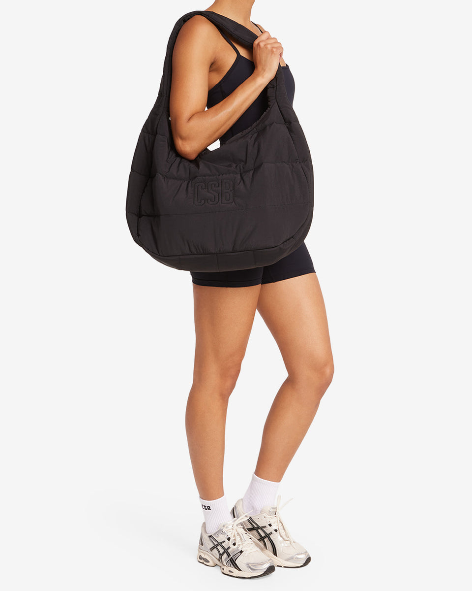 Crescent Puffer Bag | Black – CSB